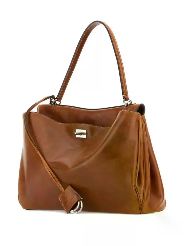 Balenciaga Medium Rodeo Handbag - Brown