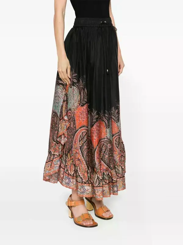 Zimmermann Rhiannon Maxi Skirt - Black