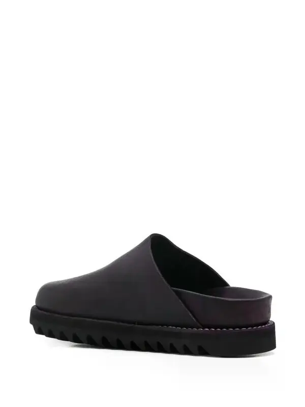 Guidi Leather Slides - Black
