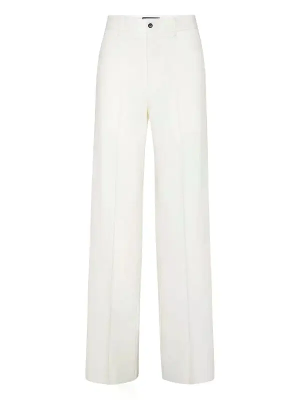 Philipp Plein Wool Wide-leg Trousers