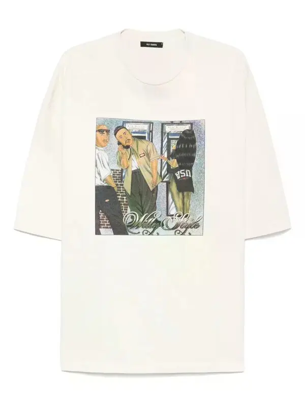 WILLY CHAVARRIA Printed T-shirt - Neutrals