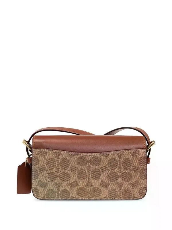 Coach Logo-Plaque Shoulder Bag In Brown - 1% Off | Editorialist