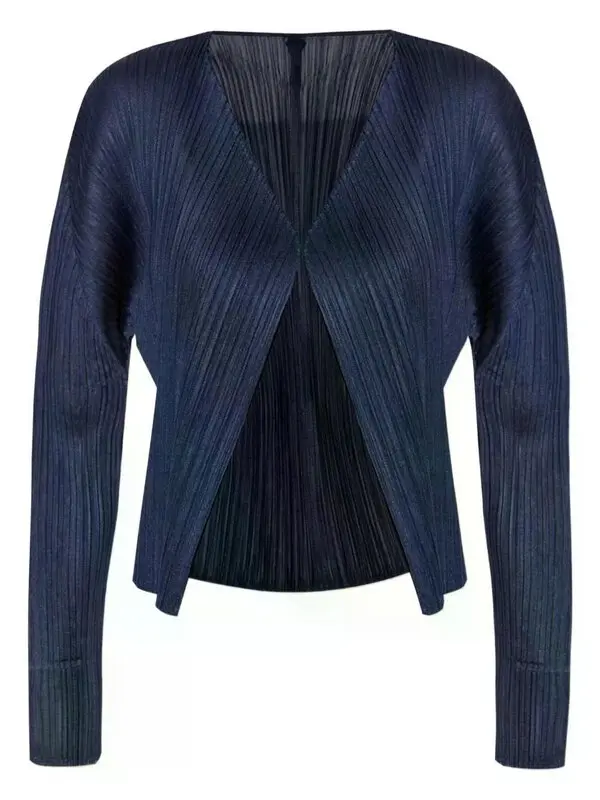 Issey Miyake Pleated Cardigan