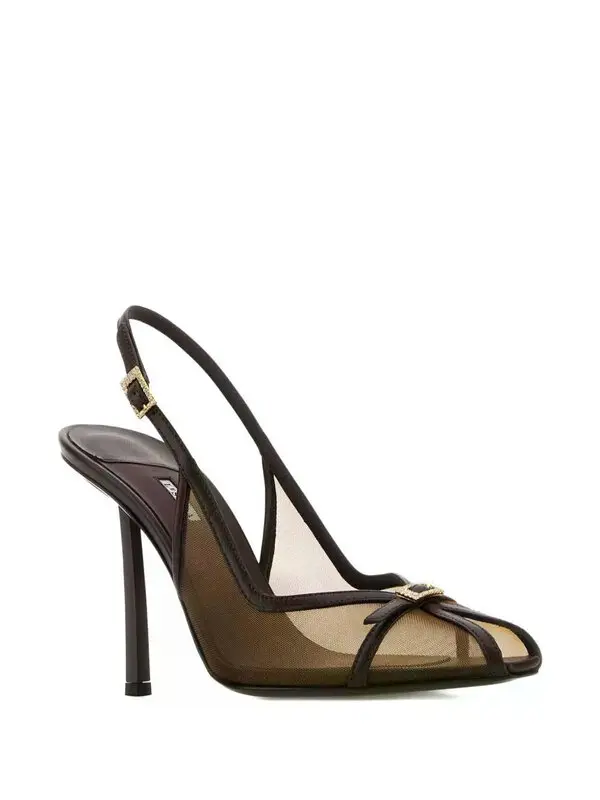 LE SILLA Vittoria Mesh Slingback Pumps