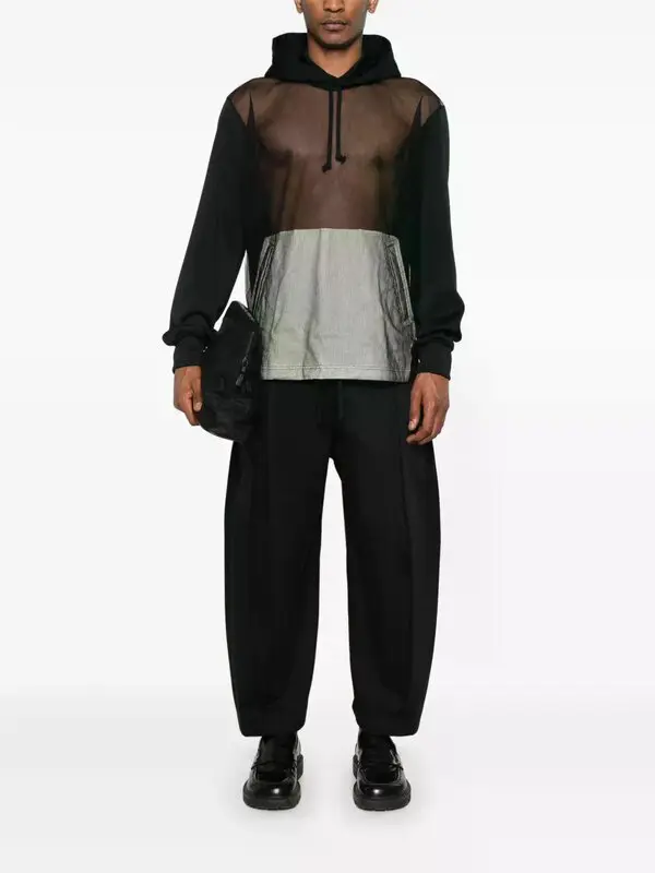 Comme Des Garçons Paneled Hoodie