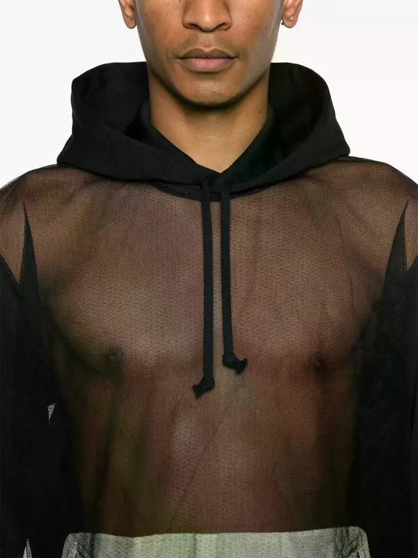 Comme Des Garçons Paneled Hoodie