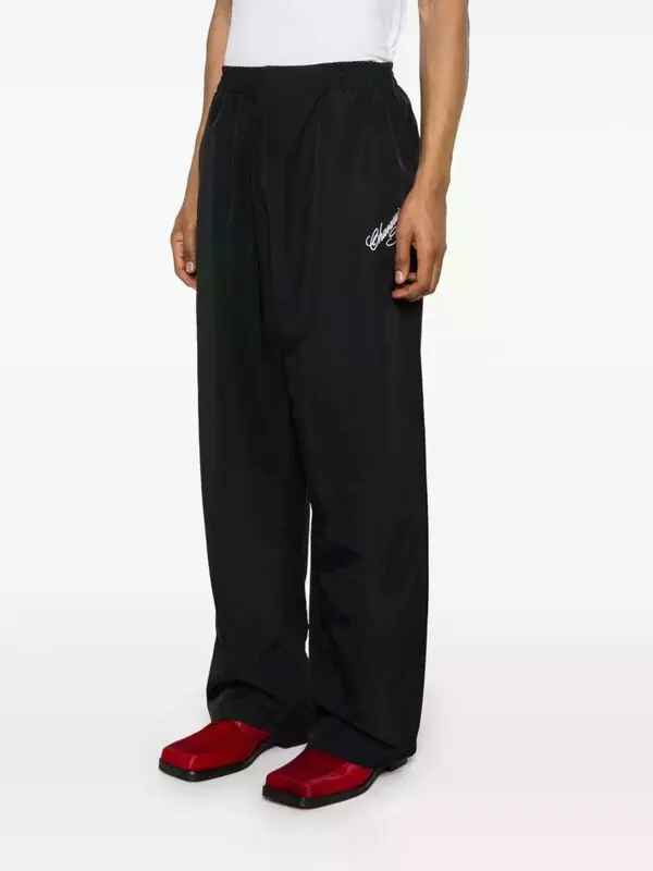 WILLY CHAVARRIA Logo-embroidered Track Pants