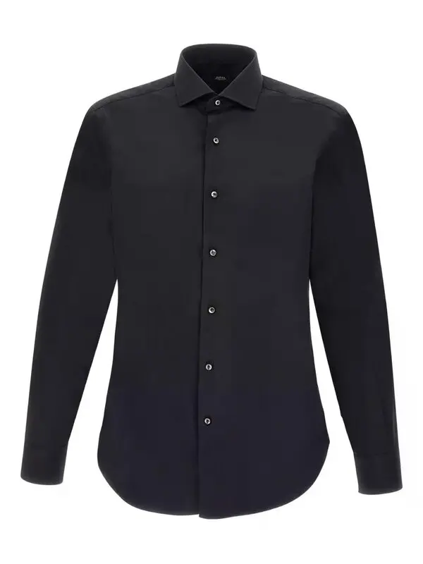 BARBA NAPOLI Long Sleeve Shirt - Black