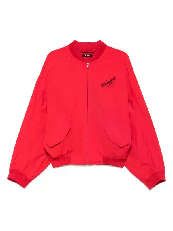 WILLY CHAVARRIA Logo-embroidered Bomber Jacket