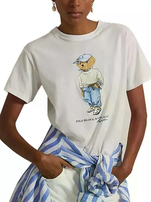 Polo Ralph Lauren Bear-motif T-shirt - White