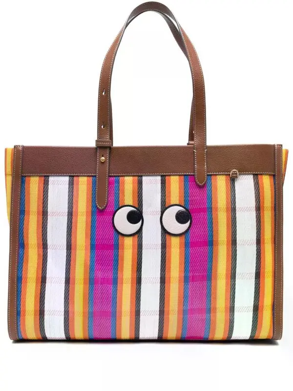 Anya Hindmarch Eyes E/W Tote Bag Yellow Editorialist