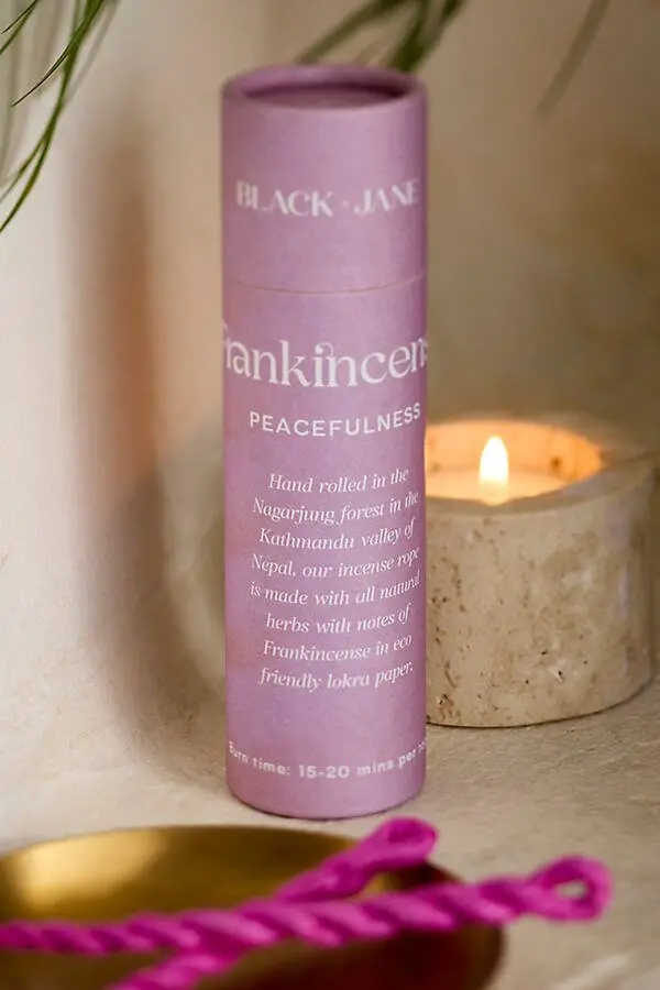 BLACK + JANE Meditation Cense, Frankcense