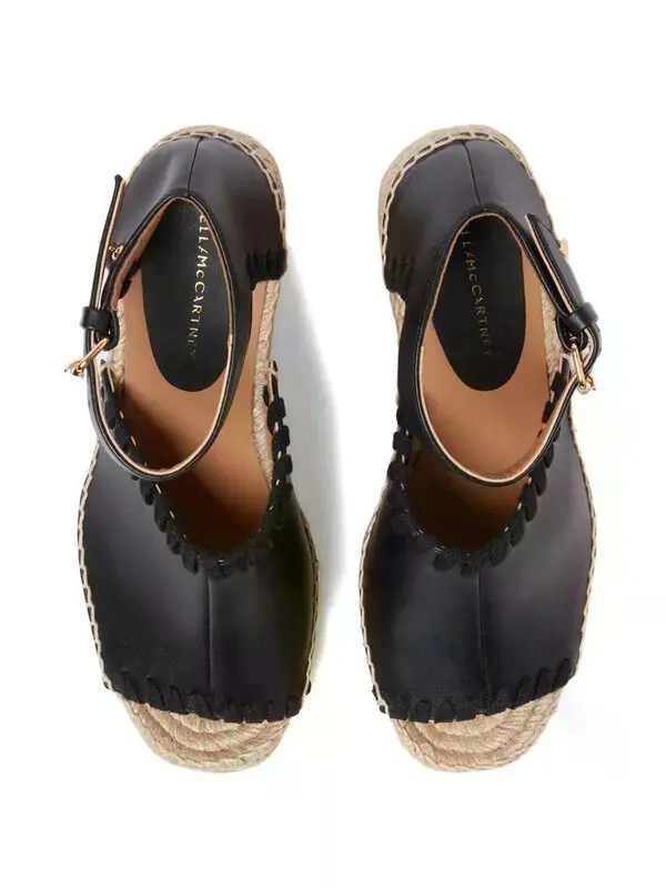 Stella McCartney 100mm Gaia Espadrilles - Black