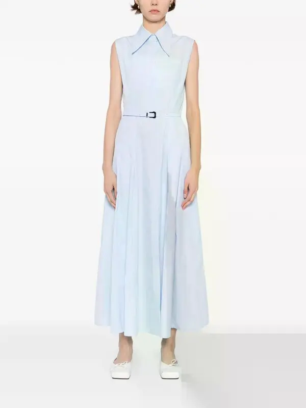 Gabriela Hearst Becca Maxi Dress - Blue