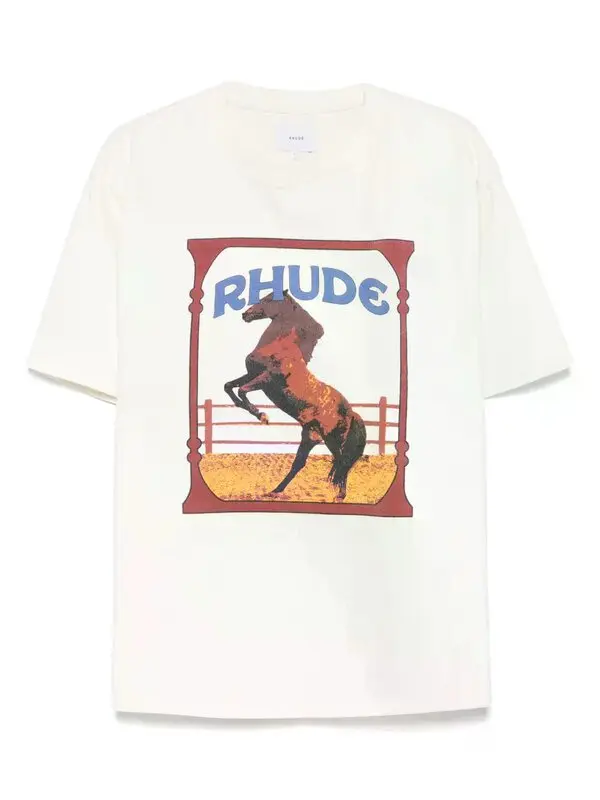 Rhude Cadre T-shirt - Neutrals