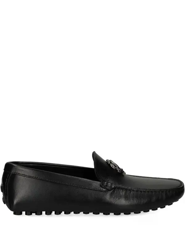 Roberto Cavalli Leather Loafers - Black