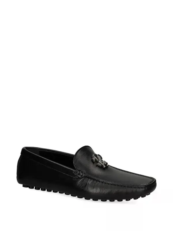 Roberto Cavalli Leather Loafers - Black