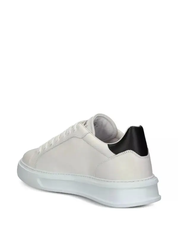 Roberto Cavalli Mirror Snake Appliqué Sneakers
