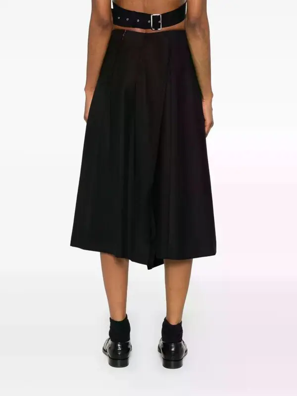 Noir Kei Ninomiya Wool Midi Skirt