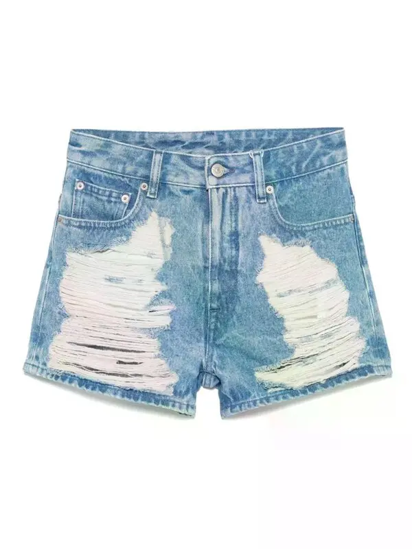 MAISON MARGIELA Ripped Denim Shorts