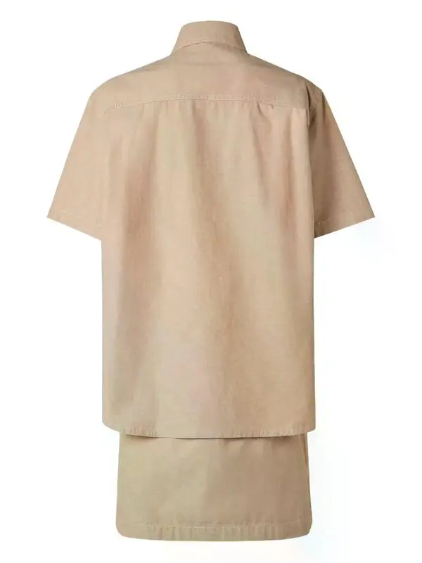 Fendi Belted Mini Shirt Dress