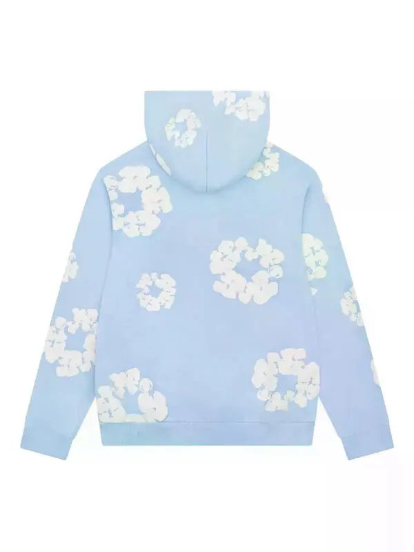 DENIM TEARS The Cotton Wreath Hoodie - Blue