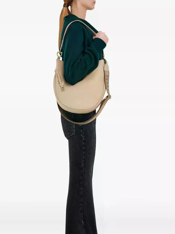 FERRAGAMO Leather Shoulder Bag - Neutrals