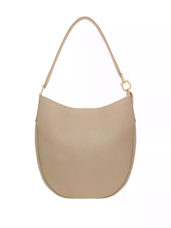 FERRAGAMO Leather Shoulder Bag - Neutrals