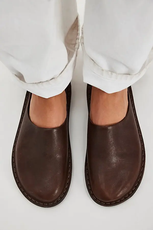 VIBAE Roma Mules - Chocolate