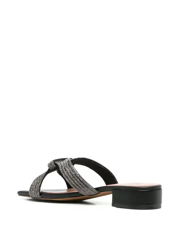 BIBI LOU Sloan Flat Sandals - Black