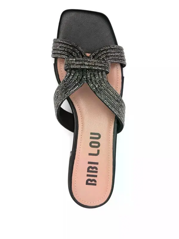 BIBI LOU Sloan Flat Sandals - Black