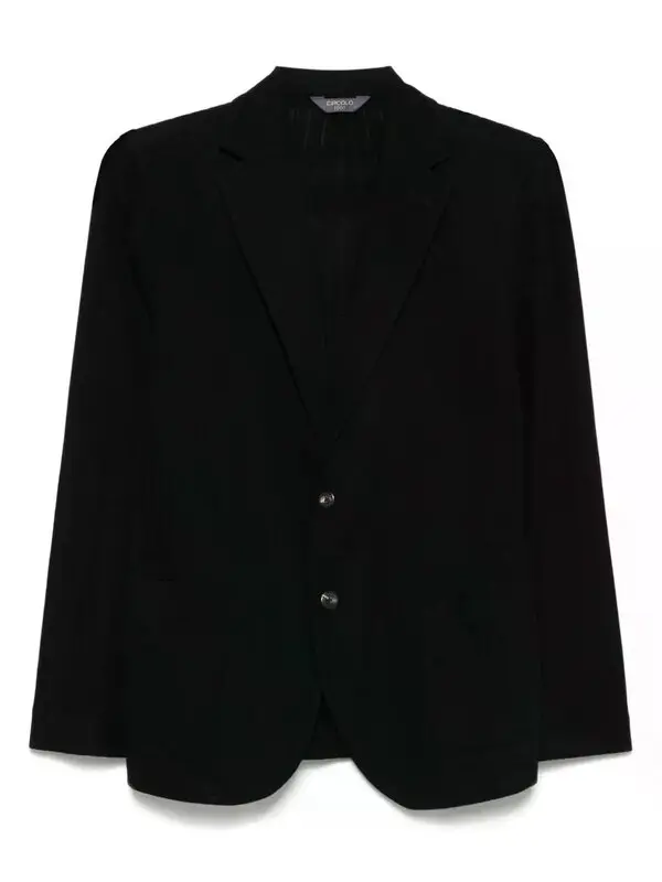 CIRCOLO 1901 Knitted Blazer - Black