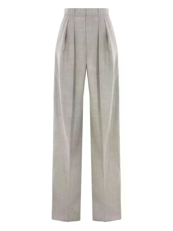 Saint Laurent Wool Wide-leg Trousers