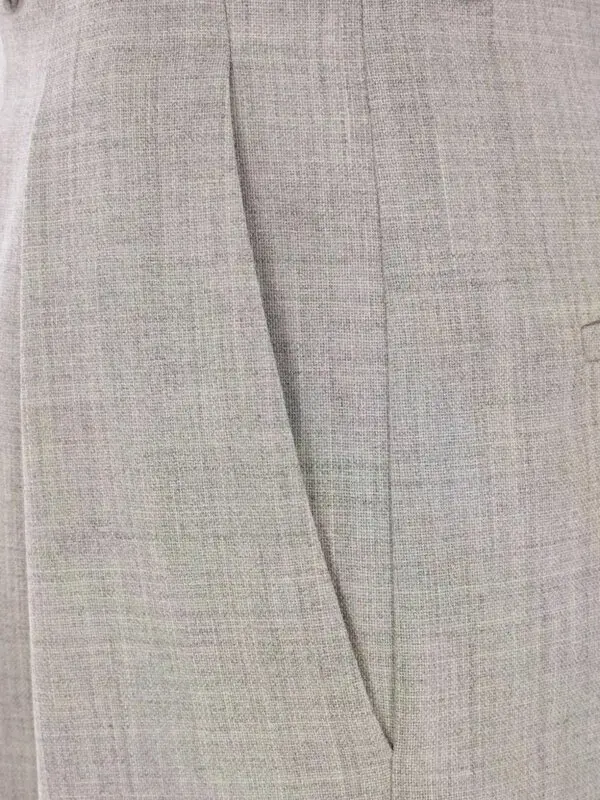 Saint Laurent Wool Wide-leg Trousers