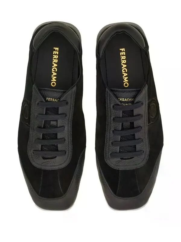 FERRAGAMO Lace-up Sneakers - Black