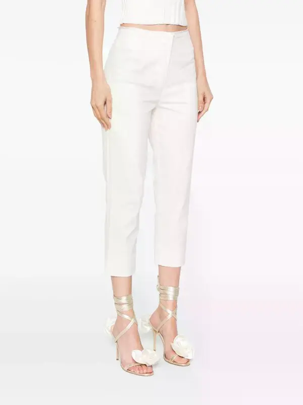 Cult Gaia Cropped Slim-fit Trousers