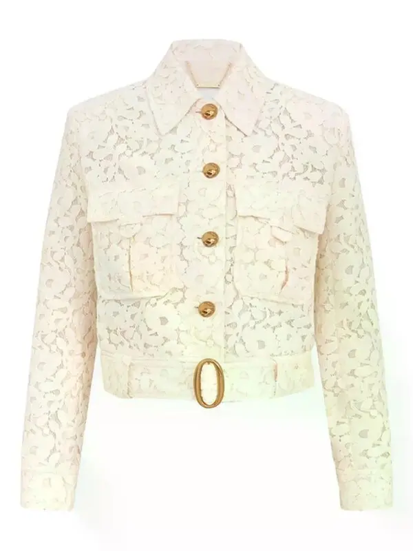 Zimmermann Cotton-blend Lace Jacket