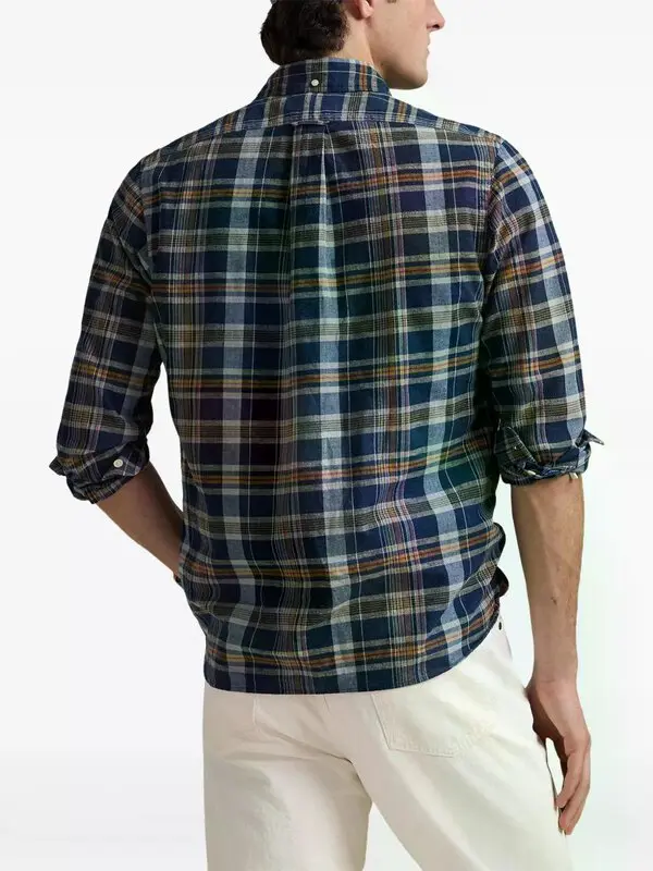 Polo Ralph Lauren Madras-check Cotton Shirt - Blue