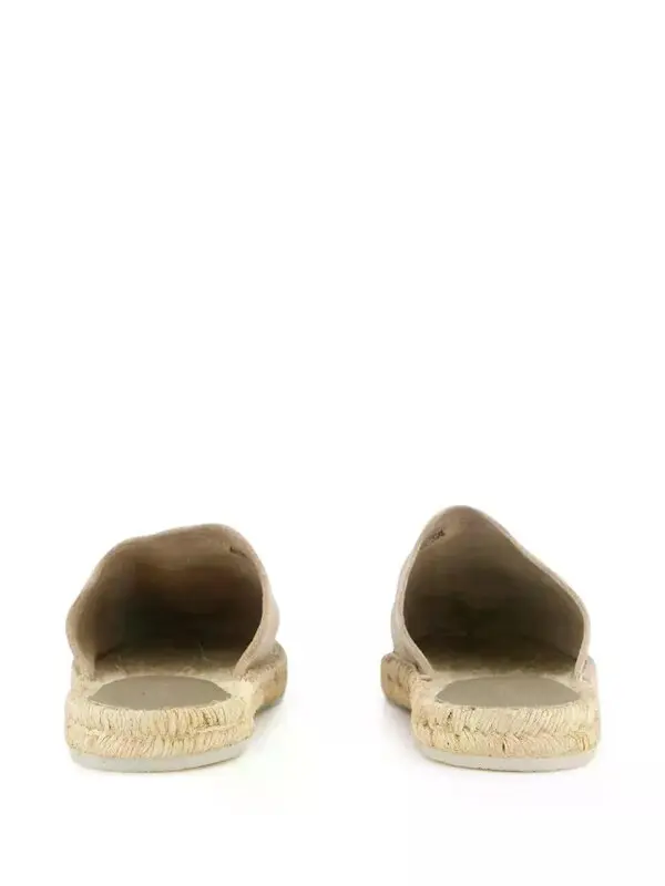 AURELIEN Suede Slippers - Neutrals