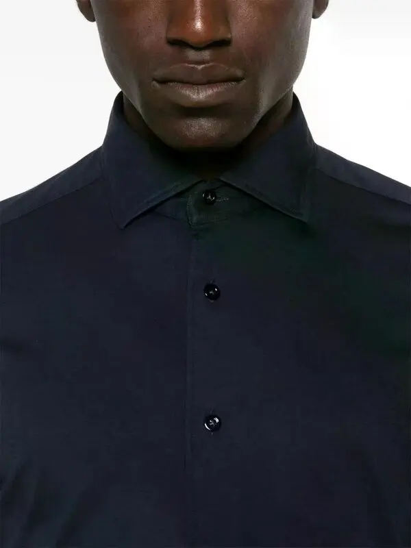MAZZARELLI Jersey Shirt - Blue