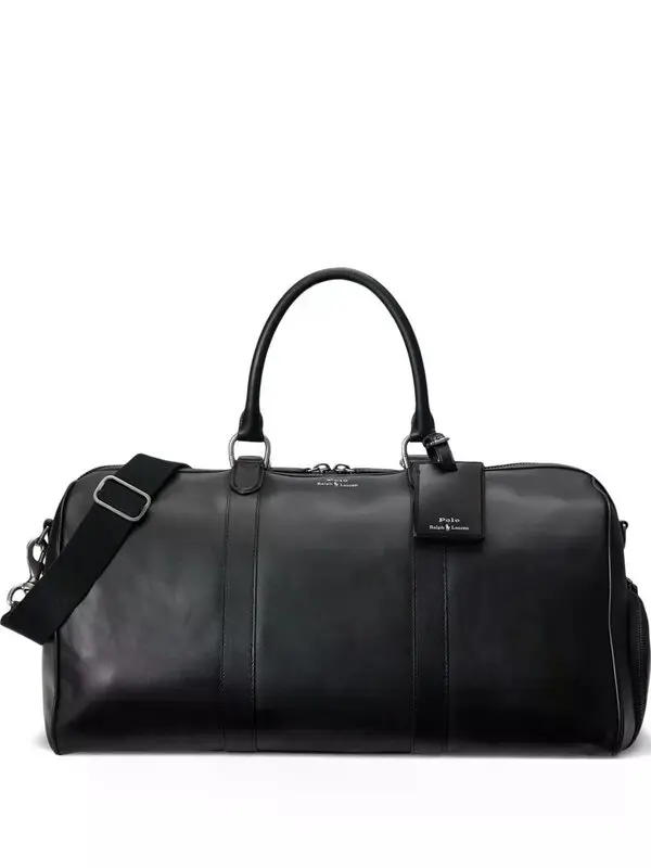 Polo Ralph Lauren Leather Duffle Bag - Black
