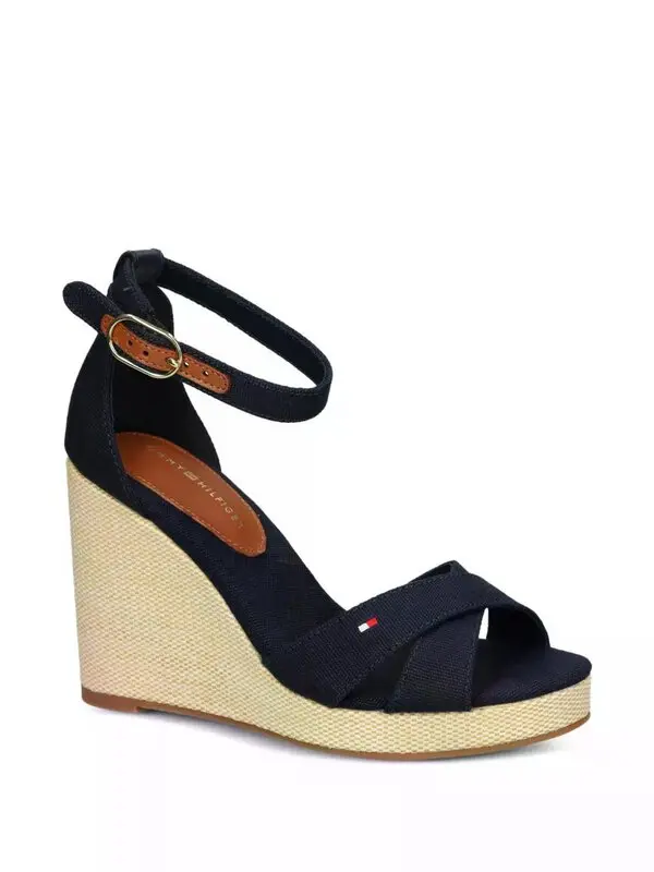 Tommy Hilfiger Leather Wedge Sandals