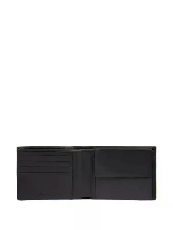 PIQUADRO Logo-lettering Wallet - Black