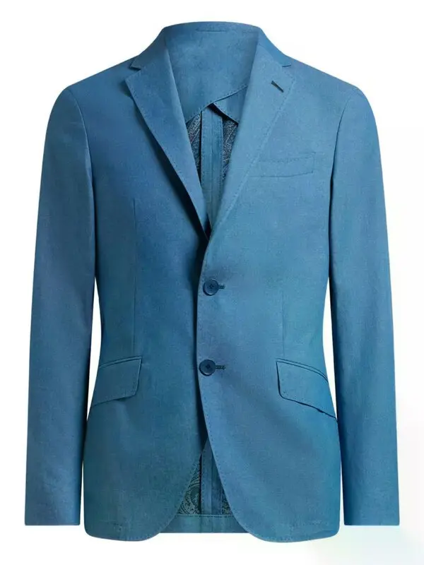 Etro Cotton Single-breasted Blazer