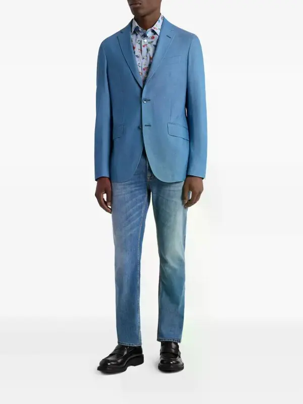 Etro Cotton Single-breasted Blazer