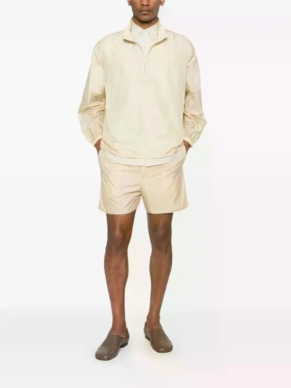 Auralee Light Sheer Shorts - Yellow