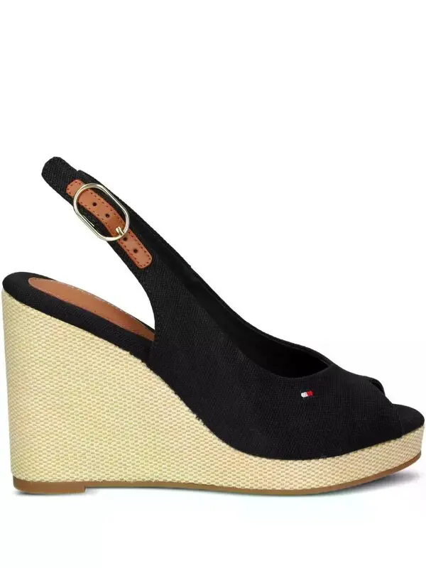 Tommy Hilfiger Leather Wedge Sandals