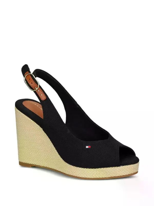 Tommy Hilfiger Leather Wedge Sandals
