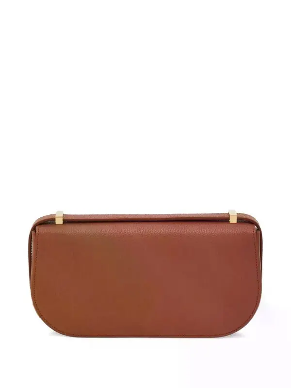 FERRAGAMO Double Gancini Cross Body Bag - Brown