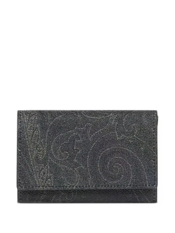 Etro Paisley-print Wallet - Black